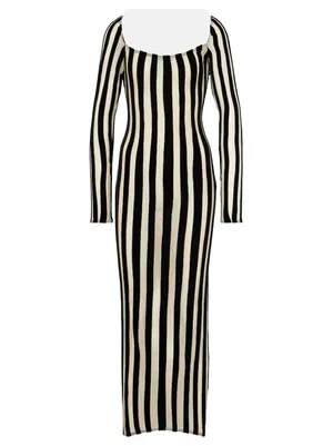 LAQUAN SMITH Striped Gown - Multicoloured