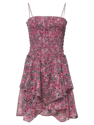 MARANT ETOILE Anka Printed Mini Dress - Multicoloured