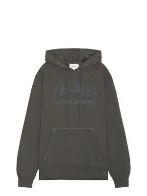 PALMES Mats Hooded Sweatshirt - Charcoal