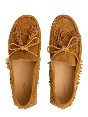 Isabel Marant Fitza Loafers - Cognac