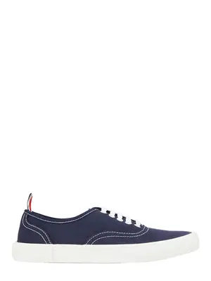 Thom Browne Colorblock Canvas Sneakers Navy