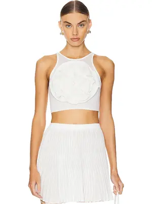 LOVERS AND FRIENDS Lara Rosette Top - White