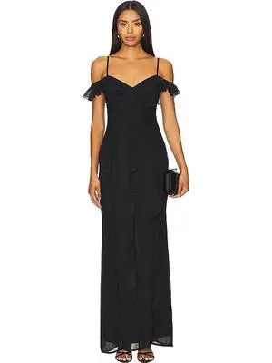 LOVERS AND FRIENDS Marisol Gown - Black