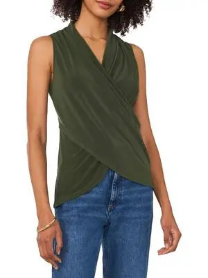 Vince Camuto Vince Camuto Crossover Tank Olympia Green
