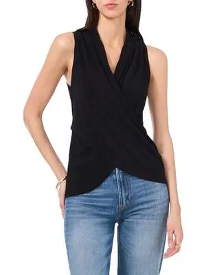 Vince Camuto Crossover Tank - Rich Black