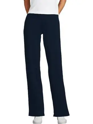 LANDS' END Mid Rise Straight Leg Knit Pants