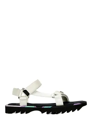 Emilio Pucci Crush Sandals - White