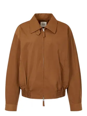 STUDIO TOMBOY Zip-up Bomber Jacket - Brown