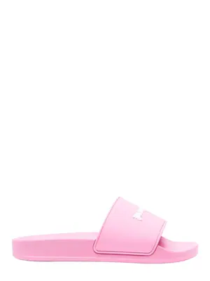 Palm Angels Classic Logo Pool Slides - Pink