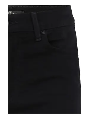 7 For All Mankind Alexa Cropped Jeans - Black