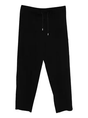 THE ROW Bonette Wide Leg Trousers - Black