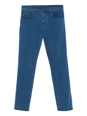 Canali Tapered Trousers - Blue