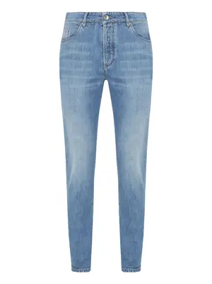 Brunello Cucinelli Straight-leg Jeans - Blue