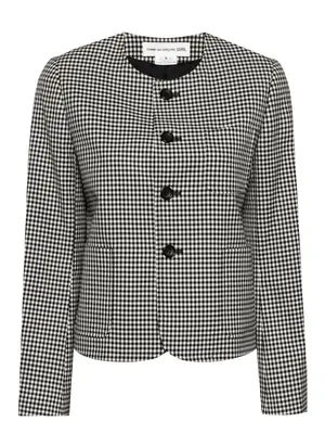 COMME DES GARÇONS Comme Des Garçons Girl Checked Wool Jacket