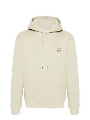 Maison Kitsuné Fox-motif Hoodie - Green