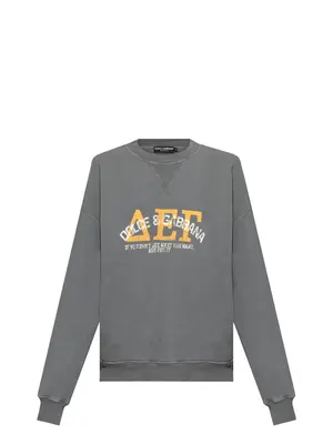 Dolce & Gabbana Printed Sweatshirt - Grey