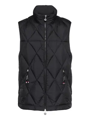 Moncler Zip Fastening Vest - Black