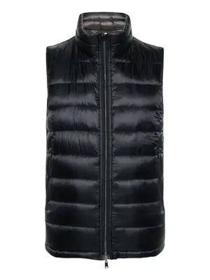 Herno Reversible Padded Gilet - Blue