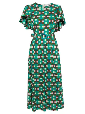 Diane Von Furstenberg Damon Dress - Green