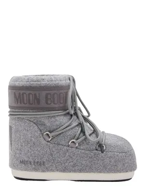 Moon Boot Icon Logo-print Boots - Grey