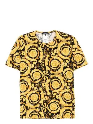 Versace Barocco-print T-shirt - Black