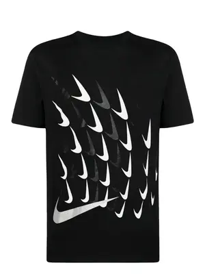 BLACK COMME DES GARÇONS X Nike Logo-printed T-shirt - Black