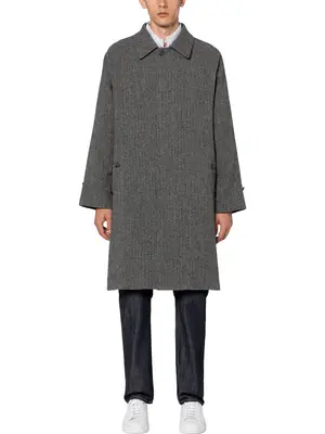 Mackintosh Belford Wool Coat - Grey