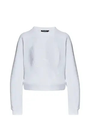 Dolce & Gabbana Logo-embroidered Sweatshirt - White
