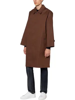 Mackintosh Lauder Single-breasted Coat - Brown