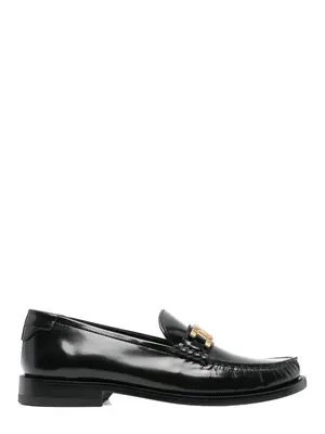 Victoria Beckham Mila Chain Loafers - Black