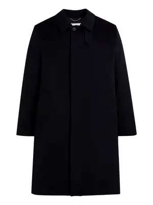 Mackintosh Dunkeld Wool Coat - Blue