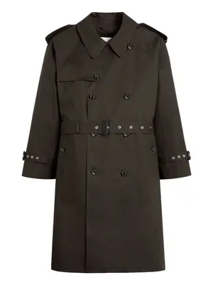 Mackintosh Earlston Cotton Trench Coat - Brown