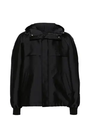 Alexander McQueen Embroidered-logo Jacket - Black