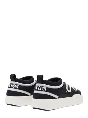 Moon Boot Park Icon Logo-print Sneakers - Black