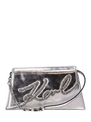 KARL LAGERFELD Karl Lagerfeld K/Signature 2.0 Metallic Shoulder Bag