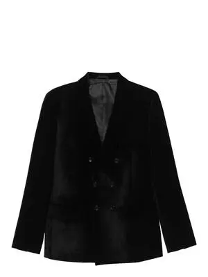 REVERES 1949 Velvet Blazer - Black