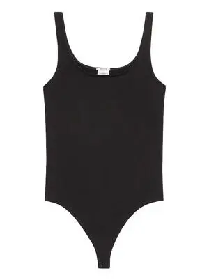 Wolford Jamaika Cotton-blend Stretch Bodysuit - Black