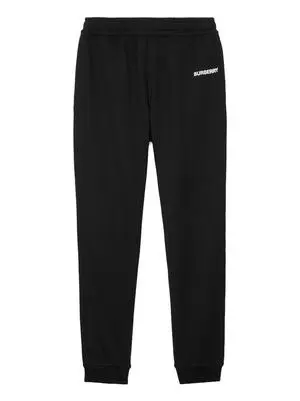 Burberry Cotton Jogging Pants Black
