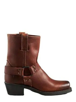 Frye Harness 8r Boots - Cognac - Renice Leather