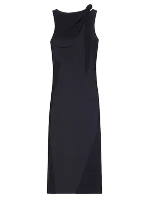 COURREGES Courrèges Draped Midi Dress