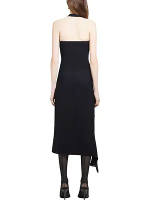 COURREGES Asymmetric Buckle Dress - Black