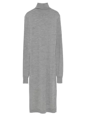 Barbara Bui Safety-pin Merino Wool Midi Dress - Grey