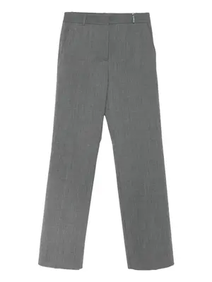 Barbara Bui Logo-debossed Trousers - Grey