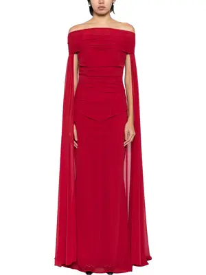 Talbot Runhof Bortolo4 Evening Gown - Red