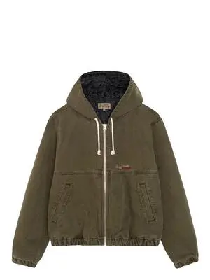 StÜssy Insulated Canvas Work Jacket - Olive