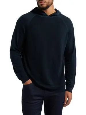 Robert Barakett Merino Wool Hoodie - Navy