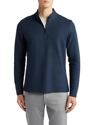 Robert Barakett Karuna Half-zip Pullover - Navy