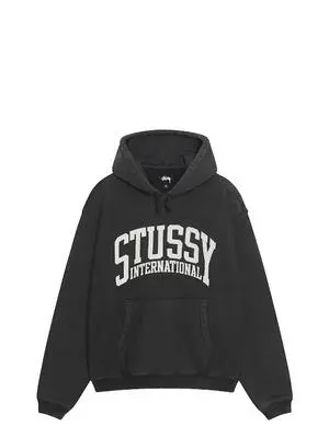 StÜssy International Relaxed Hoodie - Washed Black