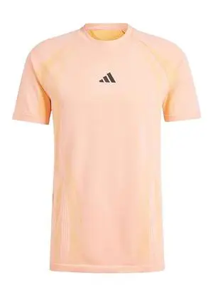 Adidas Tennis Pro Seamless Aeroready Freelift Tee Shirt - Semi Pink Spark/semi Spark