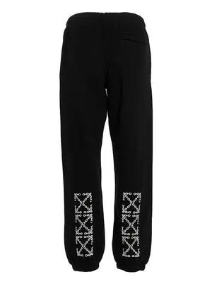 Off-White Off Off Chain Arrow Slim Sweatpantsin - Black/white